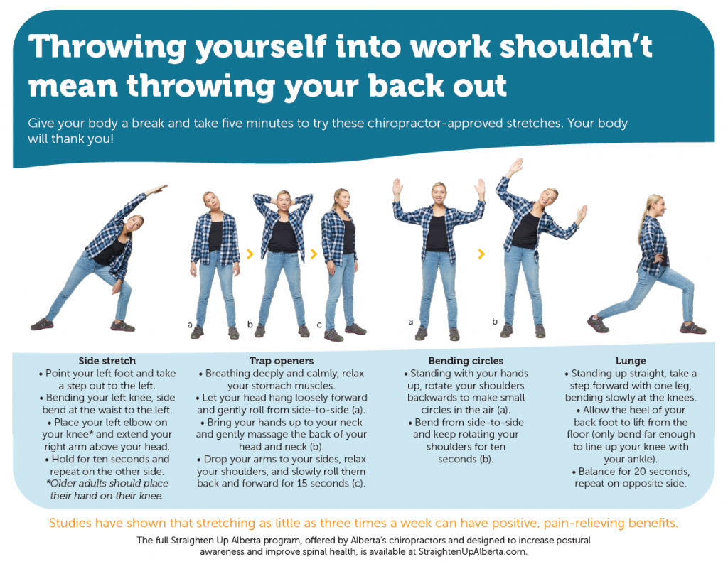 Throwing yourself into work shouldn’t mean throwing your back out: four stretches for labourers ...